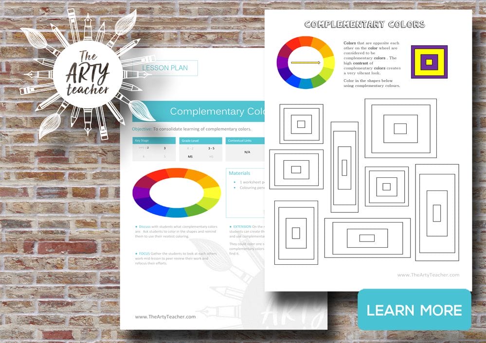Color Art Resources for Teaching Colour Theory - The Arty Teacher