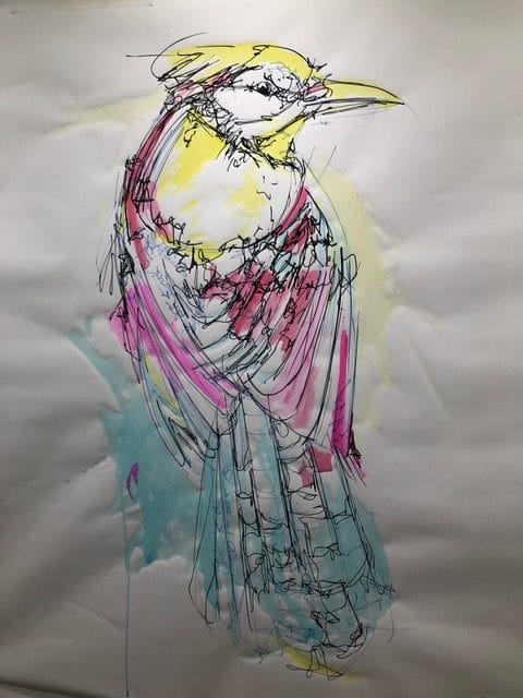 Abby Diamond Inspired Birds - The Arty Teacher