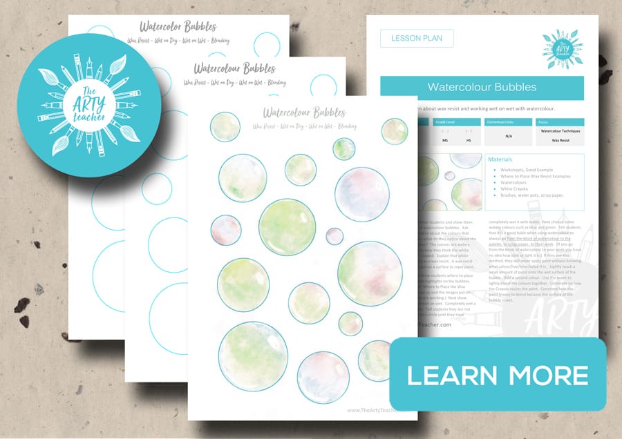 Watercolour Art Lessons - Teaching Watercolor - The Arty Teacher