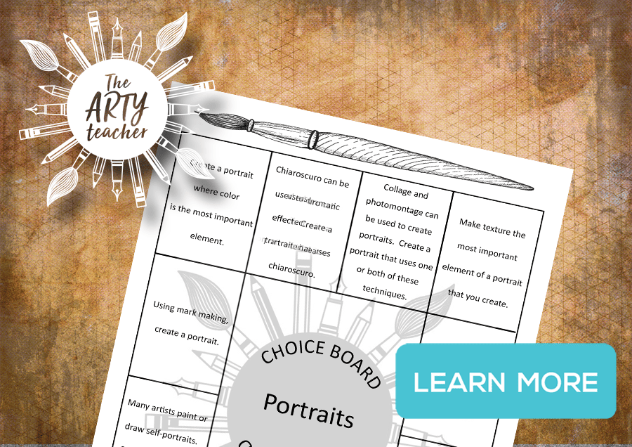 Teaching Portraits - The Arty Teacher