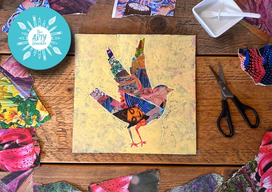 Beautiful Birds Negative Space - The Arty Teacher