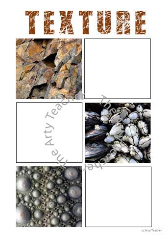 Texture Drawing Worksheets