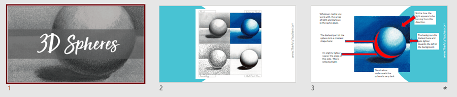 3D Spheres with Different Media - Art Lesson - The Arty Teacher