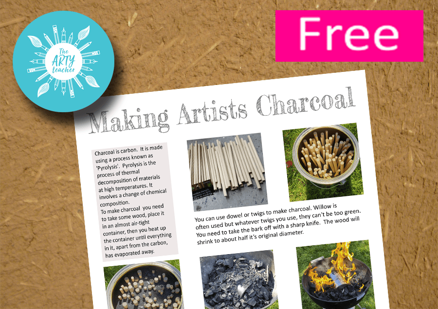 How to Make Drawing Charcoal - The Arty Teacher