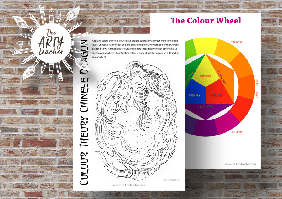 Colour Theory Chinese Dragon - The Arty Teacher