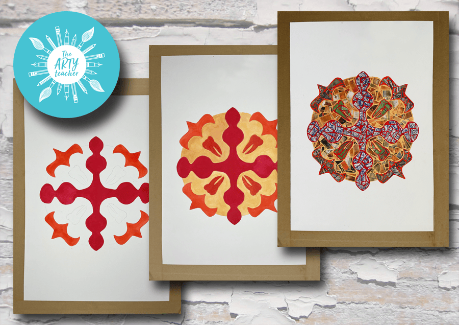 Gaudi Painting and Collage Project - The Arty Teacher