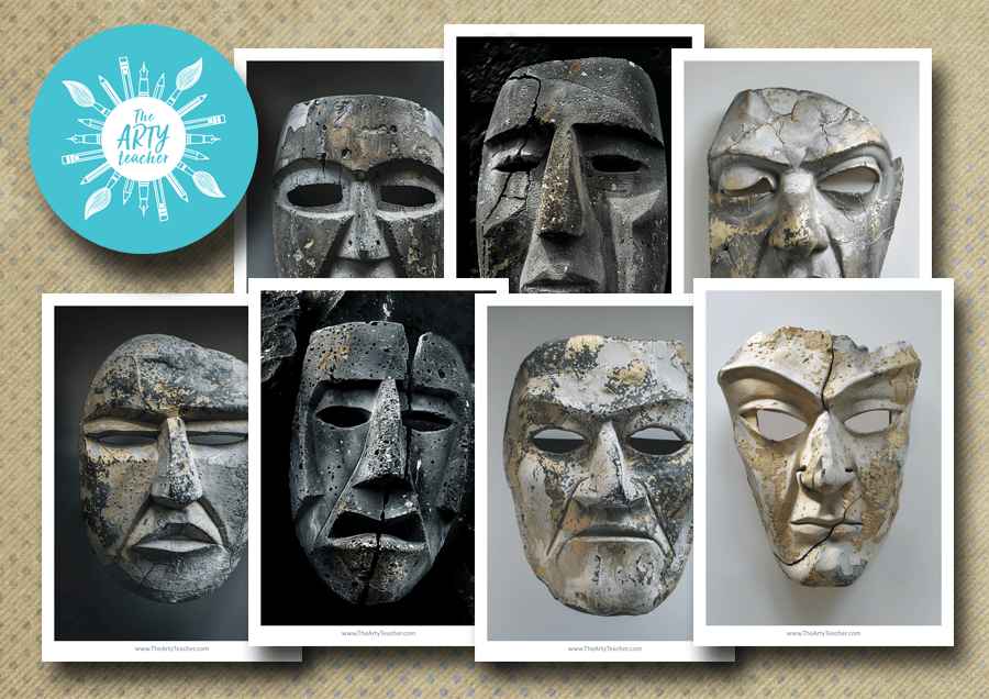 7 Stone Mask Images - The Arty Teacher